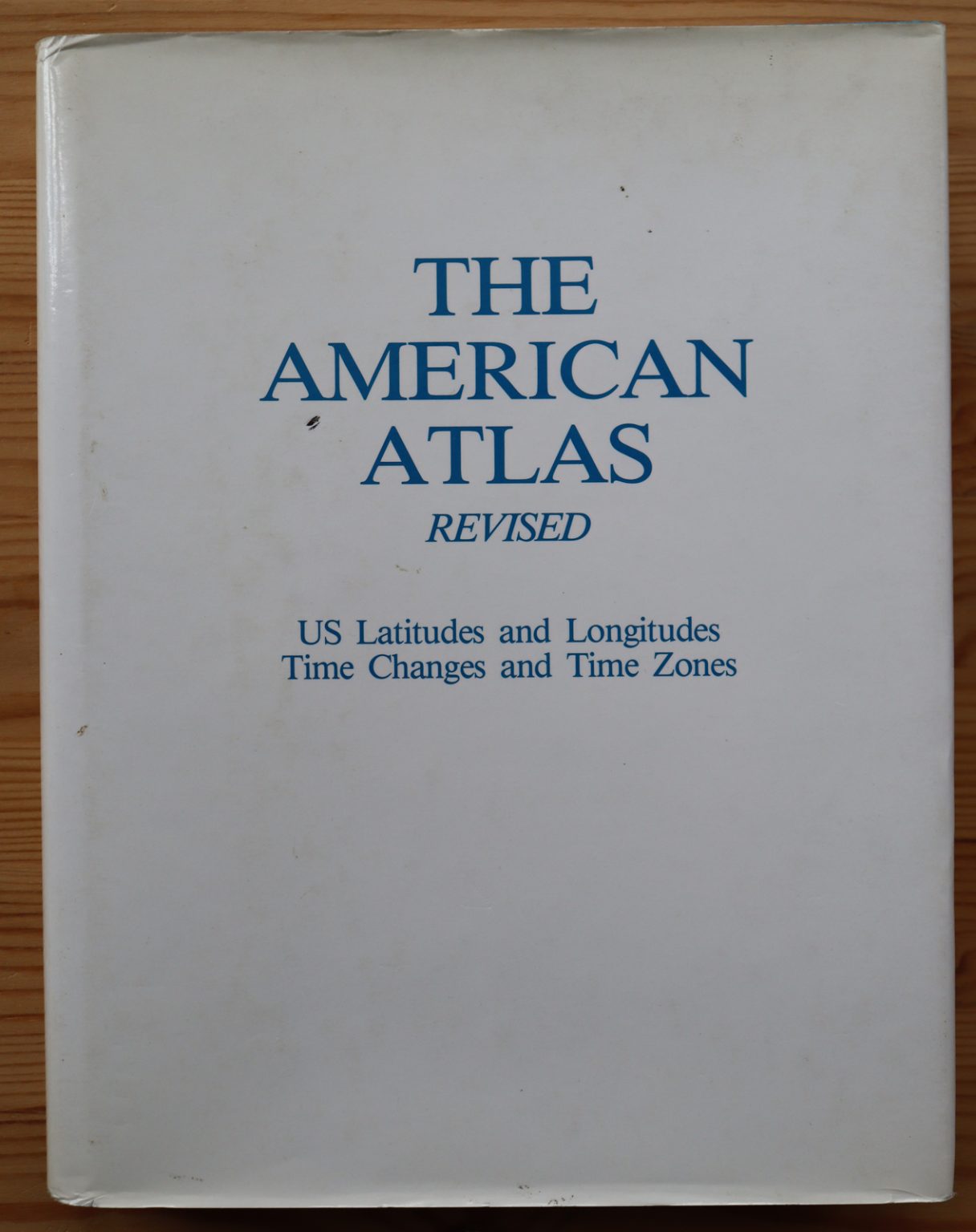 Thomas Shanks - The American Atlas Revised, 1987 - Astrolearn