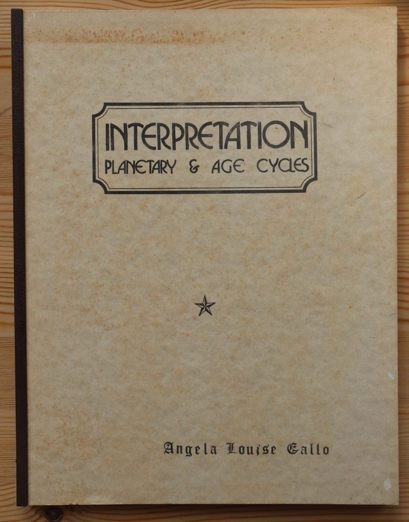 Angela Gallo - Interpretation: Planetary and Age Cycles 1981 - Astrolearn