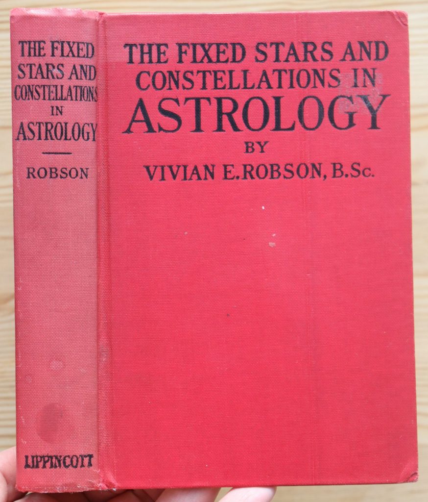 Vivian Robson - The Fixed Stars and Constellations in Astrology 1931 ...